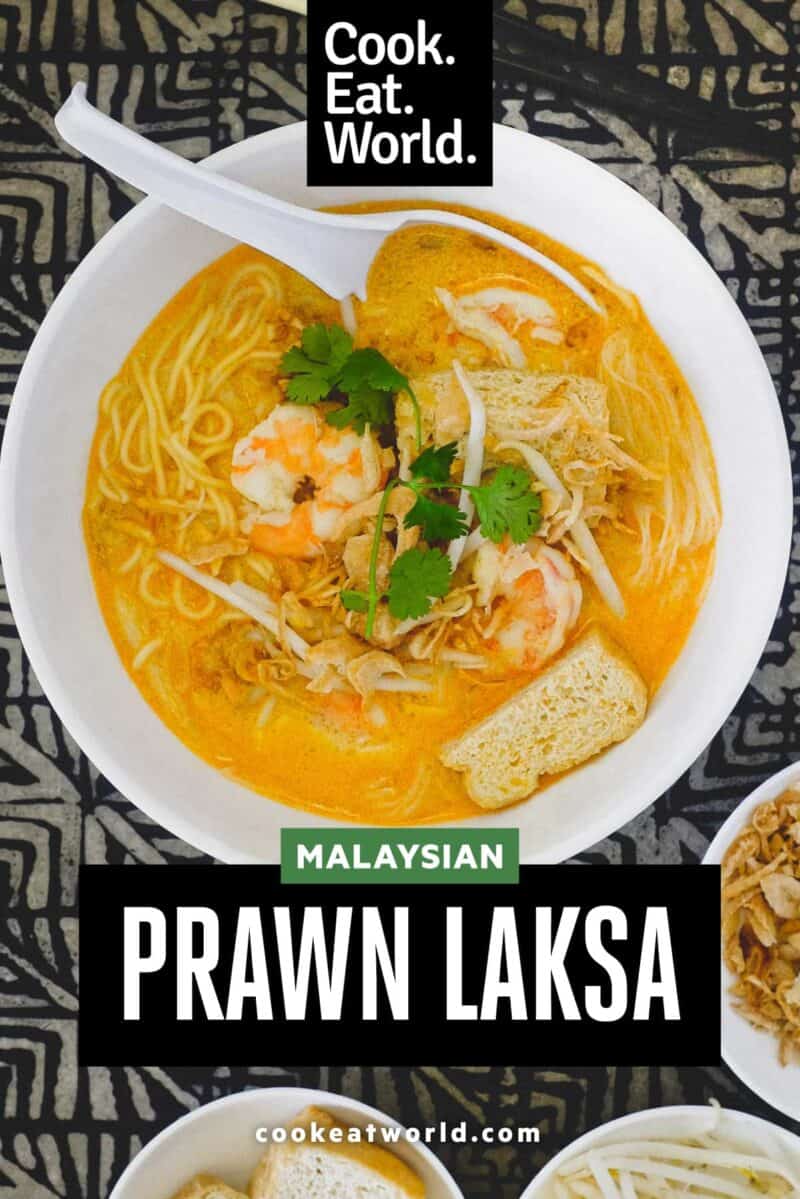 Malaysian Curry Laksa with Prawns - Cook Eat World