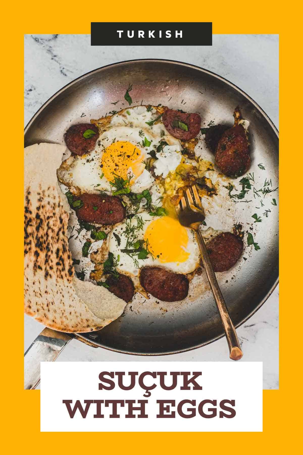 Turkish Suçuk with Eggs - A tasty way to start the day at Cook Eat World