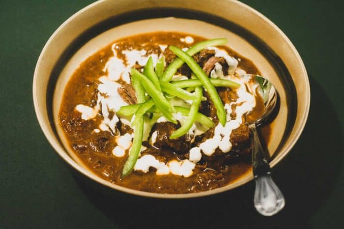 Hungarian Beef Pörkölt - A delicious beef stew recipe at Cook Eat World