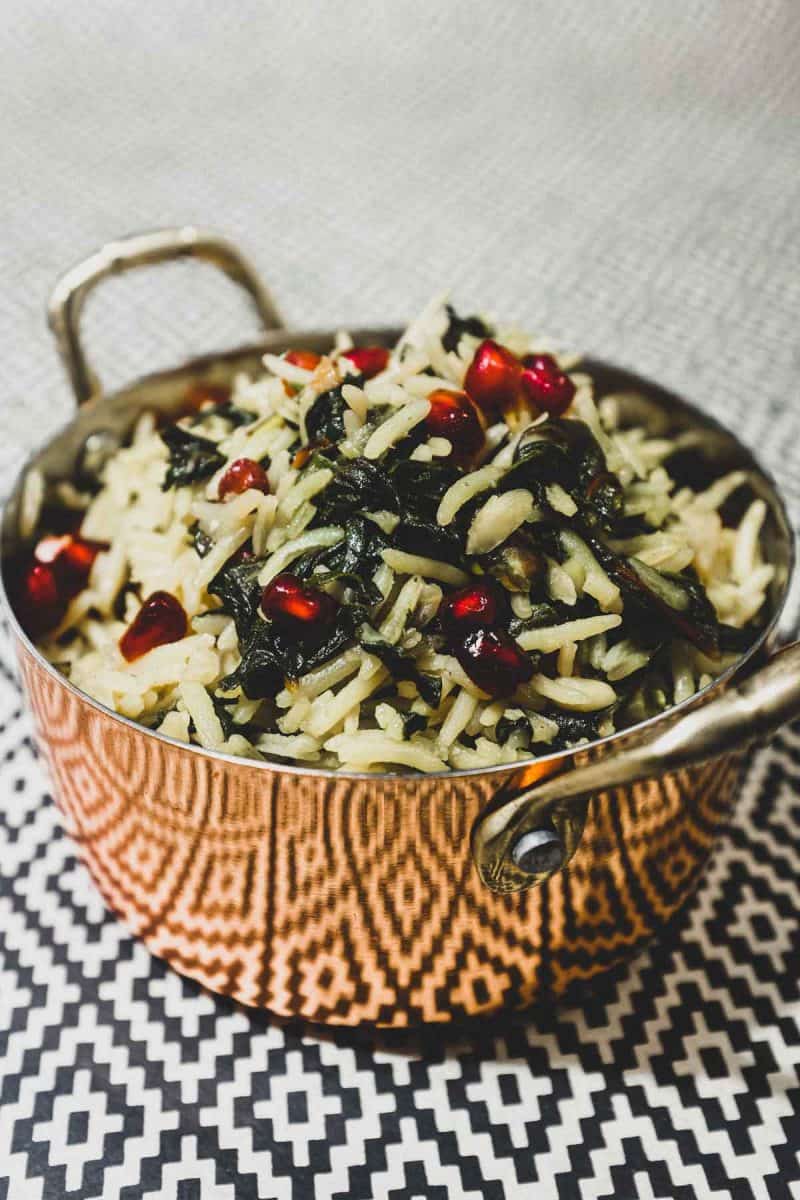 Moroccan Rice with Silverbeet - A recipe from Cook Eat World