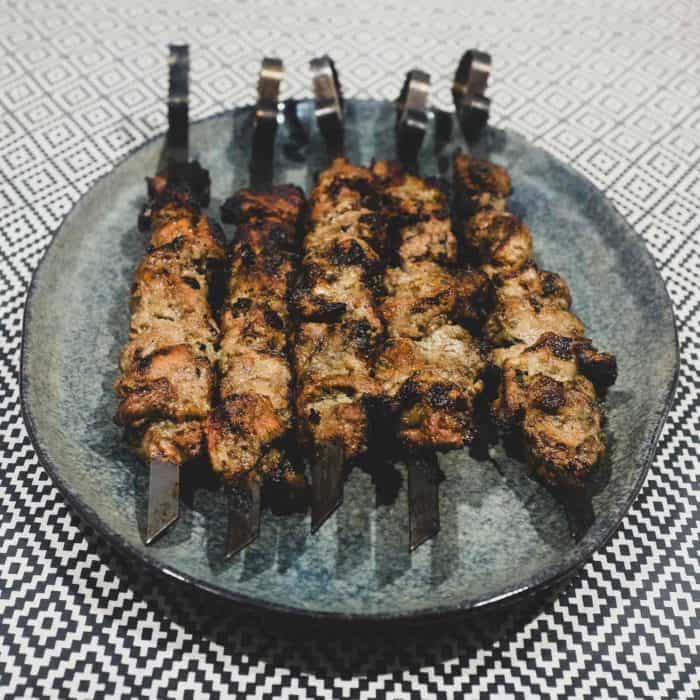 Middle Eastern Lamb Kebabs (Kabobs) - A recipe from Cook Eat World