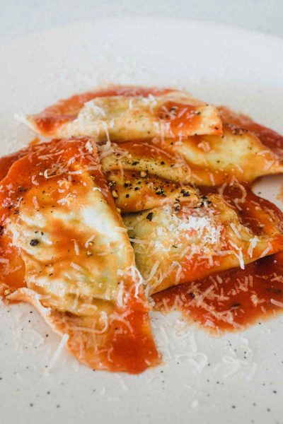 Mezzelune Pasta with Cavolo Nero & Ricotta - a recipe at Cook Eat World