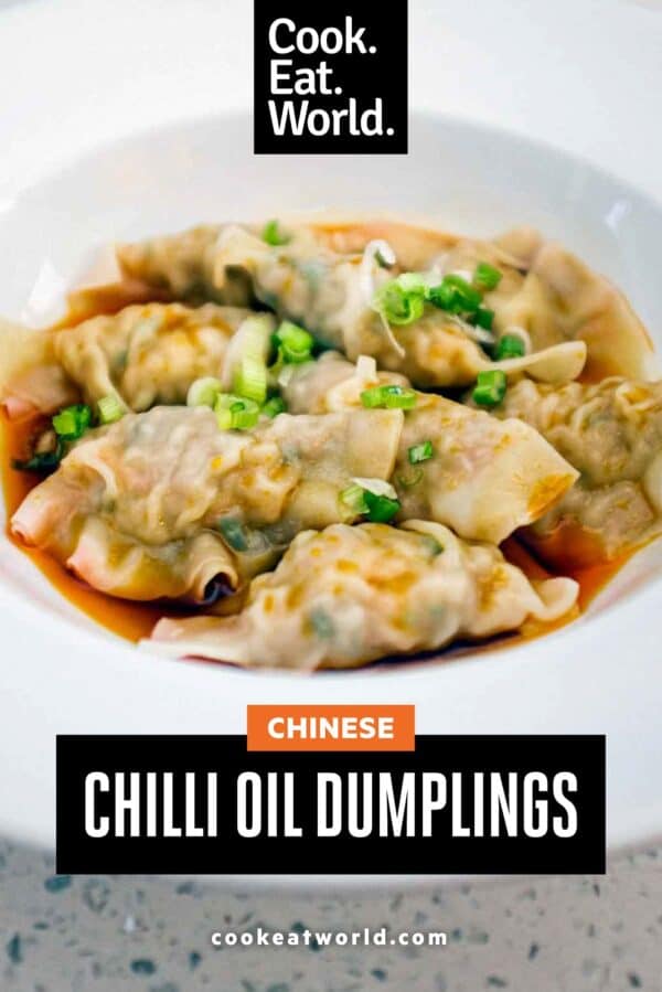 Chinese Chilli Oil Dumplings - Cook Eat World