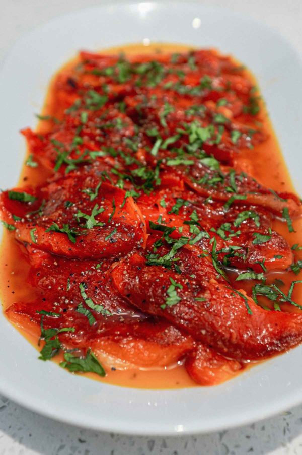 Spanish Roasted Red Pepper Salad - Cook Eat World