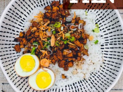 Lu Rou Fan (Taiwanese Braised Pork Rice Bowl) - from Cook Eat World