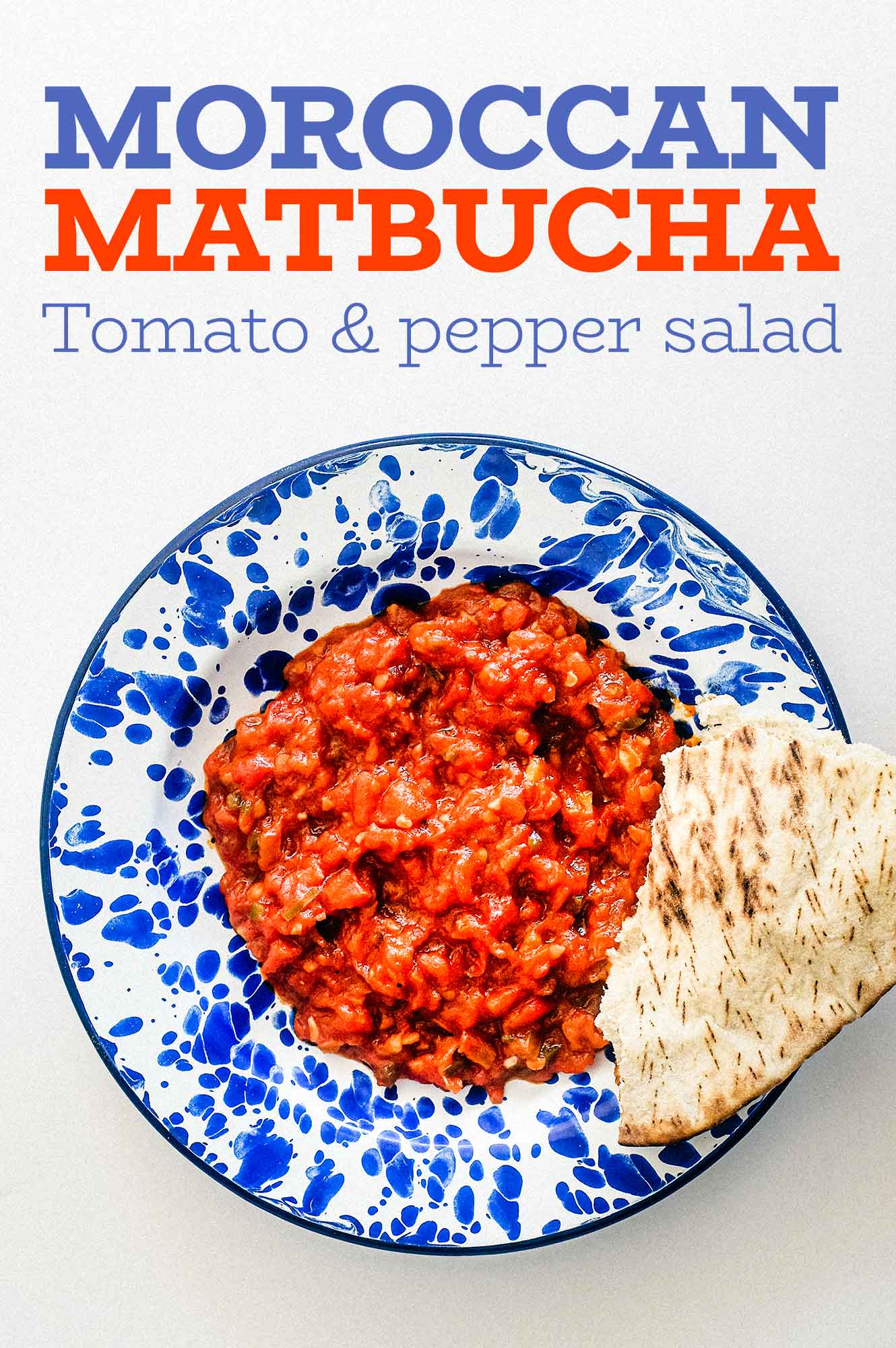 Moroccan Matbucha - Tomato & Pepper Salad - Cook Eat World