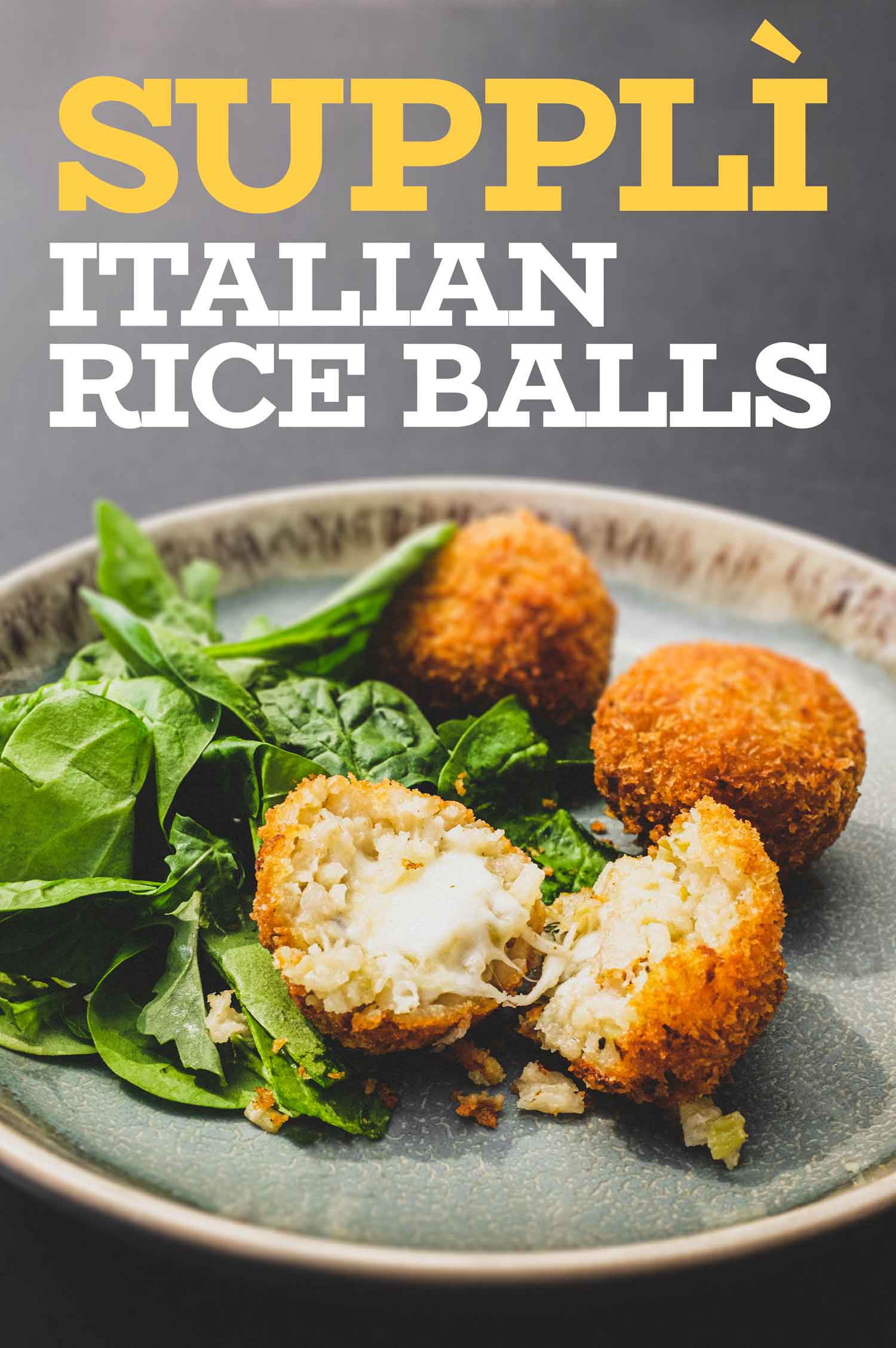 Supplì (Italian Rice Balls) - Addictive Italian treats from Cook Eat World
