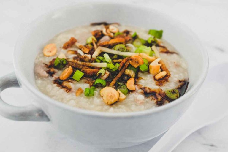 Duck Congee - A delicious authentic Chinese recipe from Cook Eat World