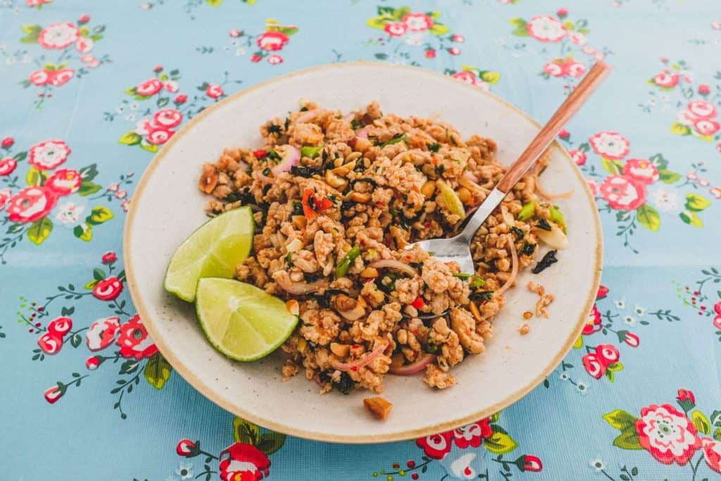 Laotian Chicken Larb (Larb Gai) - Cook Eat World