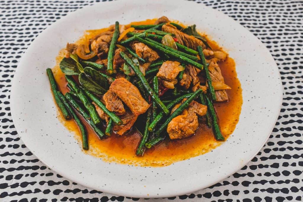 Pad Prik King - a quick and delicious Thai recipe from Cook Eat World