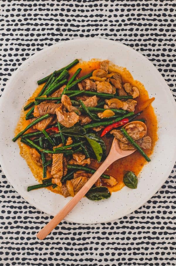 Pad Prik King - a quick and delicious Thai recipe from Cook Eat World