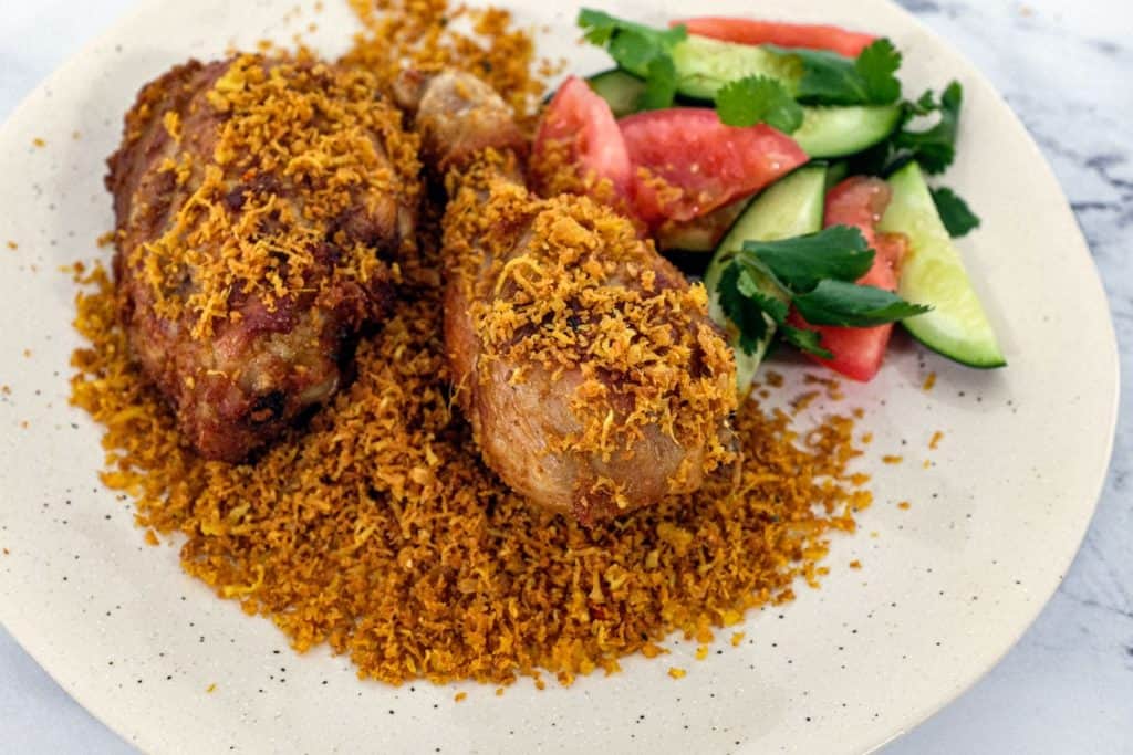 Ayam Serundeng (Chicken with Crispy Coconut) - Cook Eat World