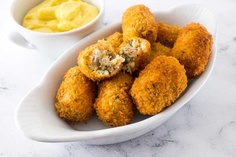 Crab Croquettes - a crunchy, creamy recipe from Cook Eat World
