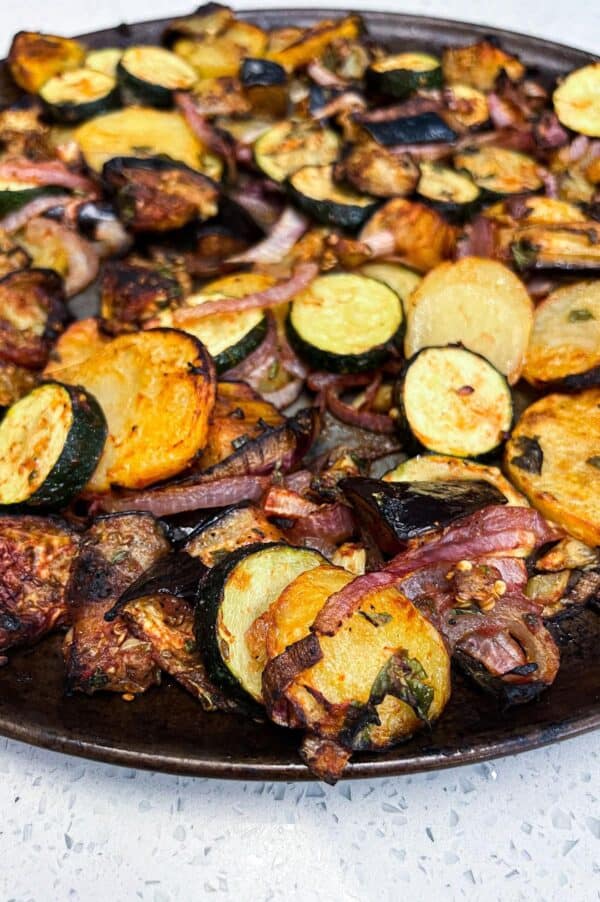 Briam (Greek Roasted Vegetables) - Cook Eat World