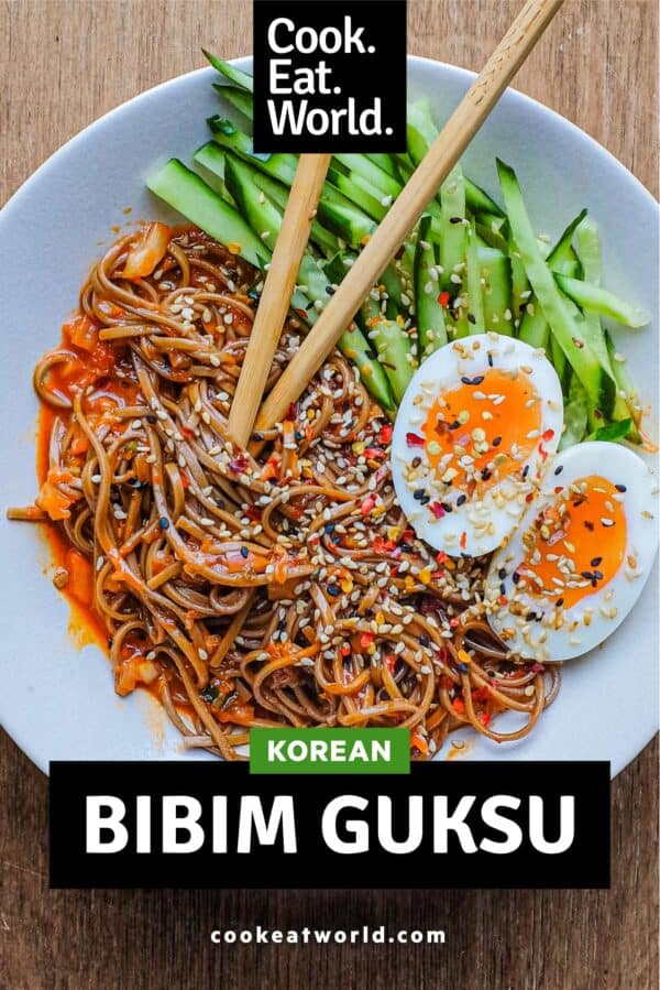 Bibim Guksu (Korean Spicy Cold Noodles) - Cook Eat World