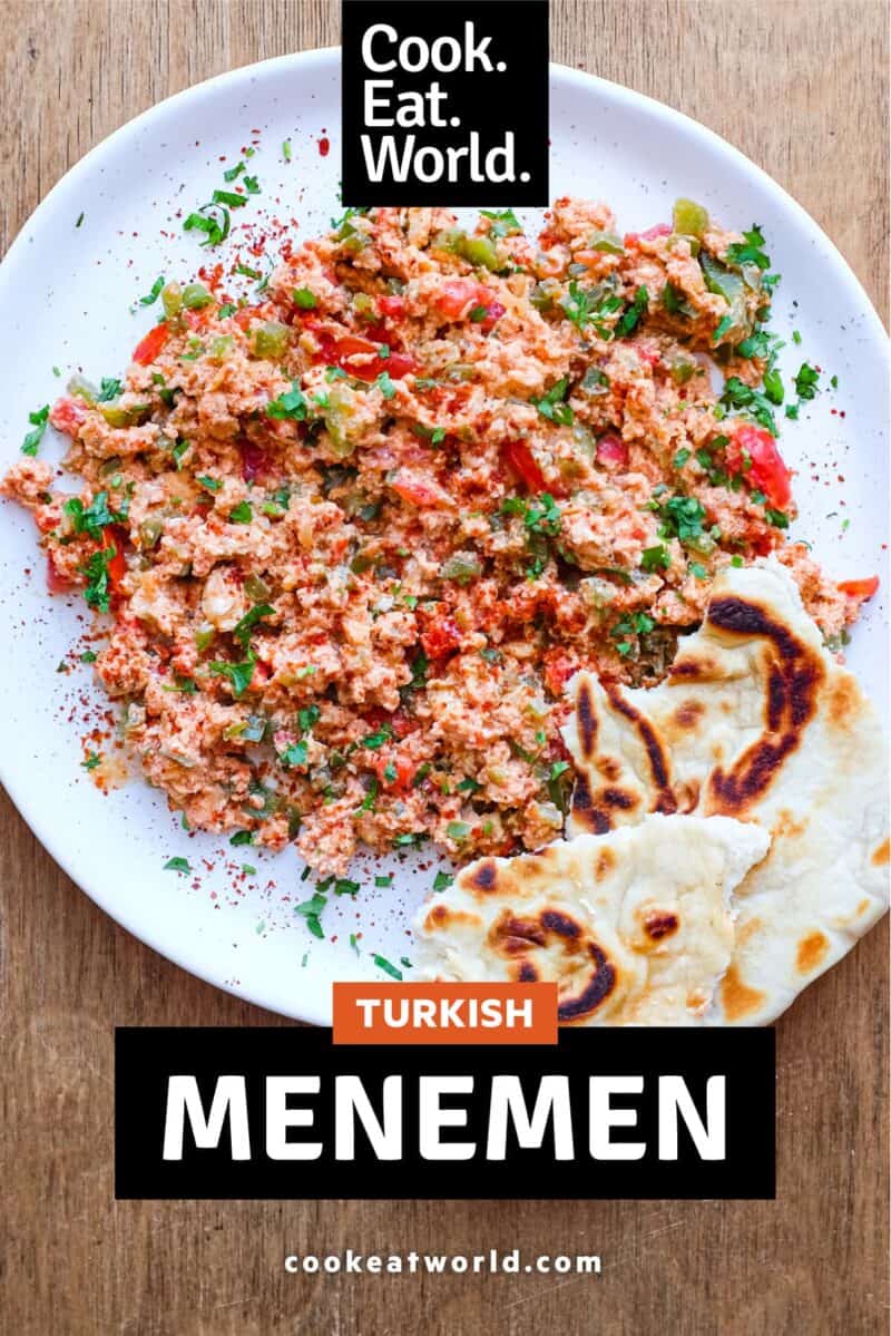 Turkish Menemen - A tasty recipe from Cook Eat World