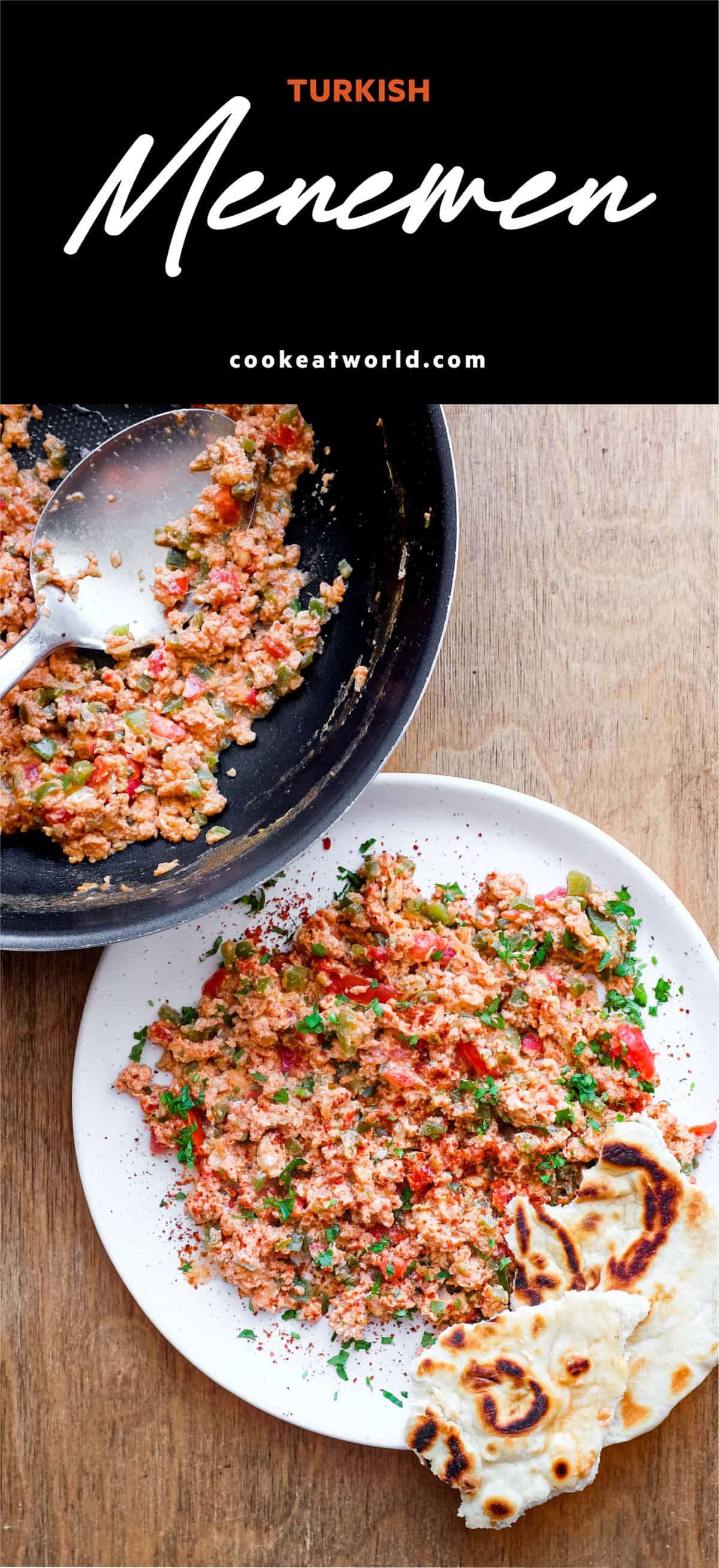 Turkish Menemen - A tasty recipe from Cook Eat World
