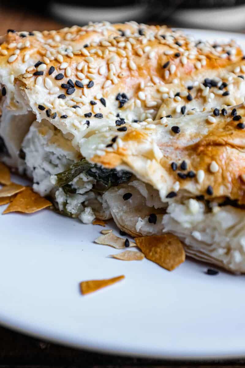 Cheese Börek with Spinach - Cook Eat World