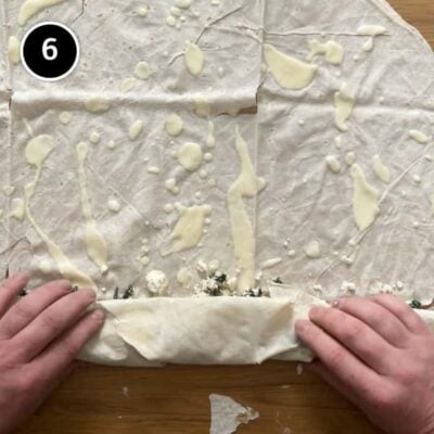 Cheese Börek with Spinach - Cook Eat World