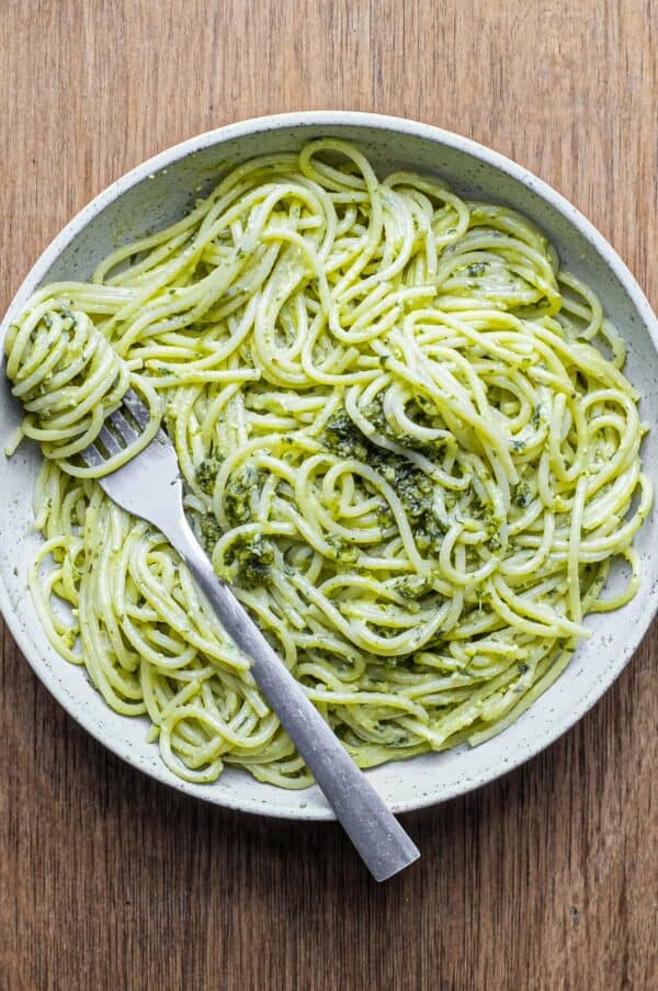 Pasta with Pistachio Pesto - Cook Eat World