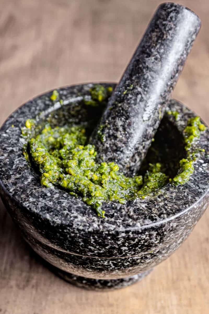 Pasta with Pistachio Pesto - Cook Eat World