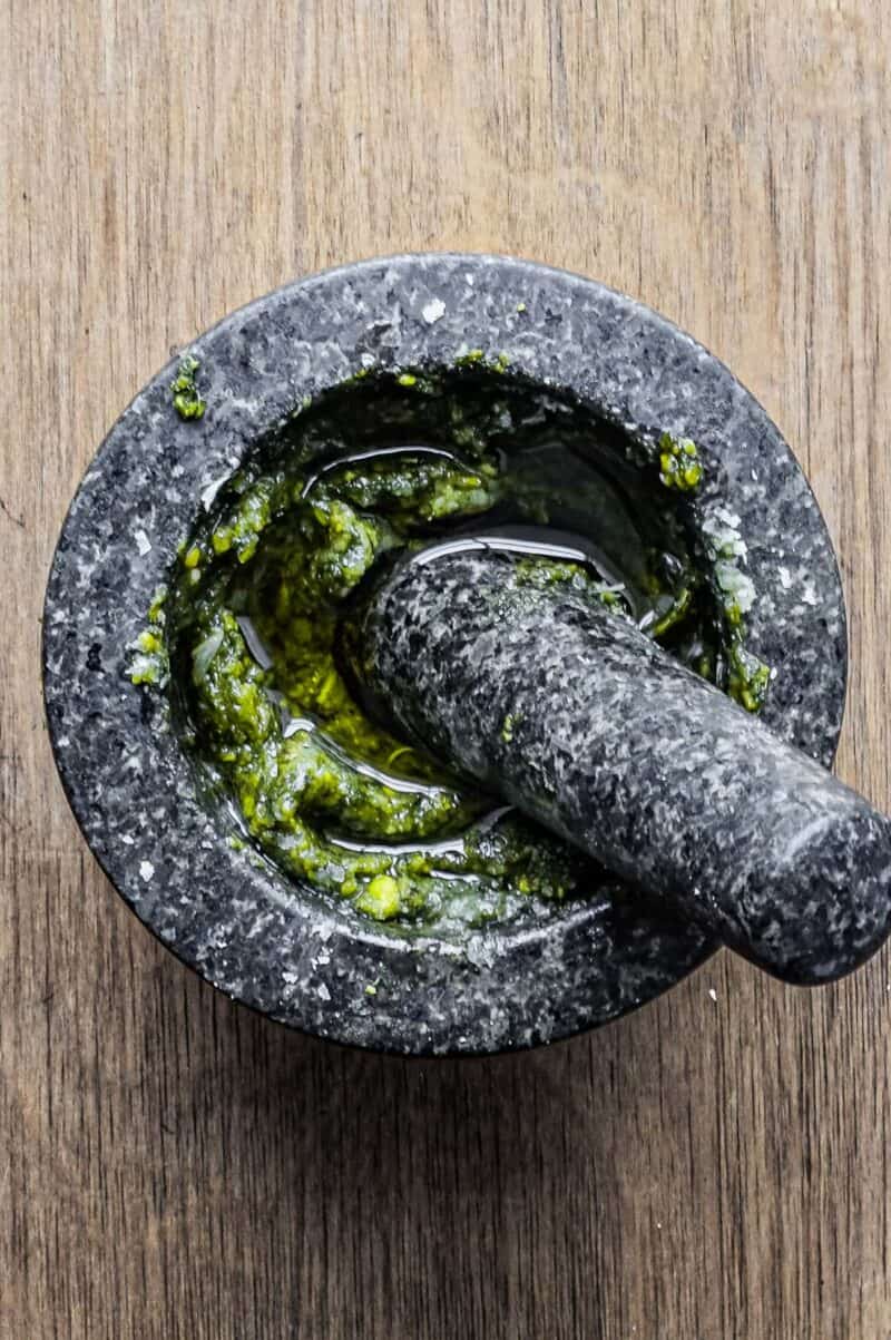 Pasta with Pistachio Pesto - Cook Eat World