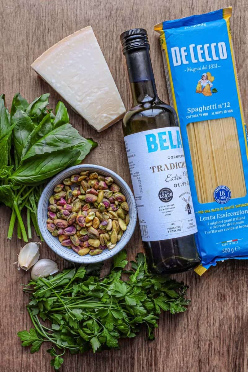 Pasta with Pistachio Pesto - Cook Eat World