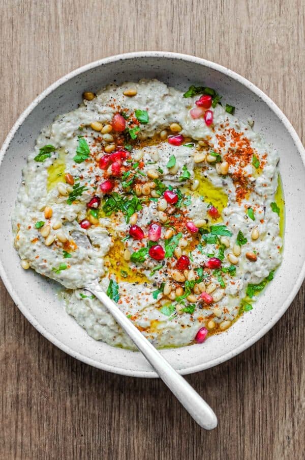 Baba Ghanoush - A smoky, creamy eggplant delight from Cook Eat World