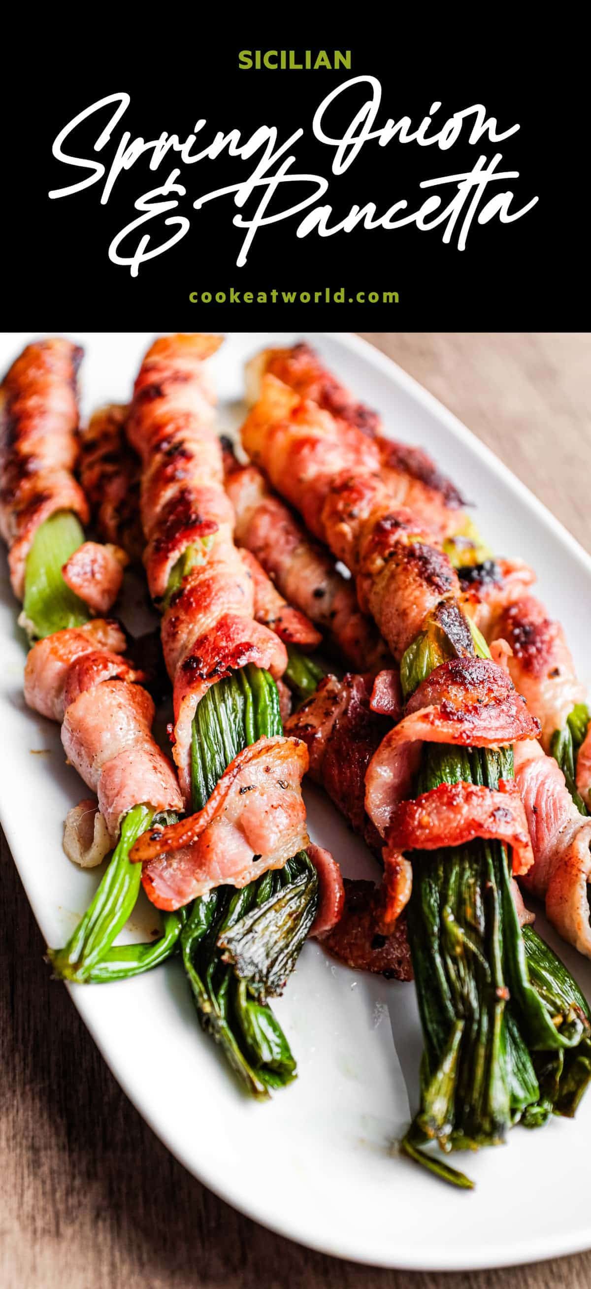 Sicilian Spring Onion & Pancetta - Cook Eat World