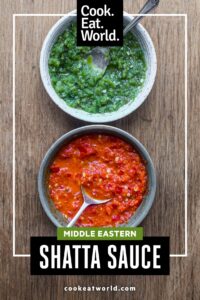 Shatta Sauce (Middle Eastern Chilli Sauce) - Cook Eat World