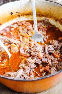 Pulled Lamb with Nduja and Borlotti Beans - Cook Eat World