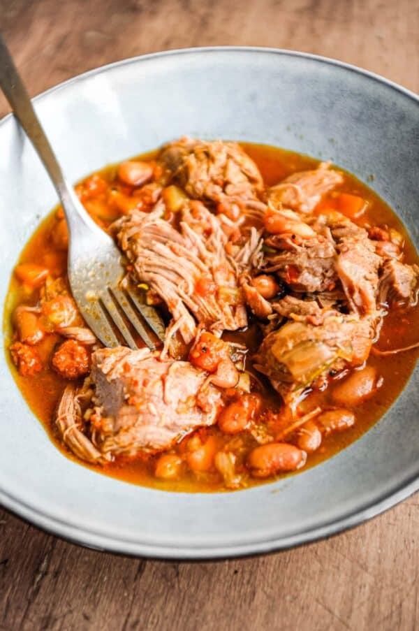 Pulled Lamb with Nduja and Borlotti Beans - Cook Eat World