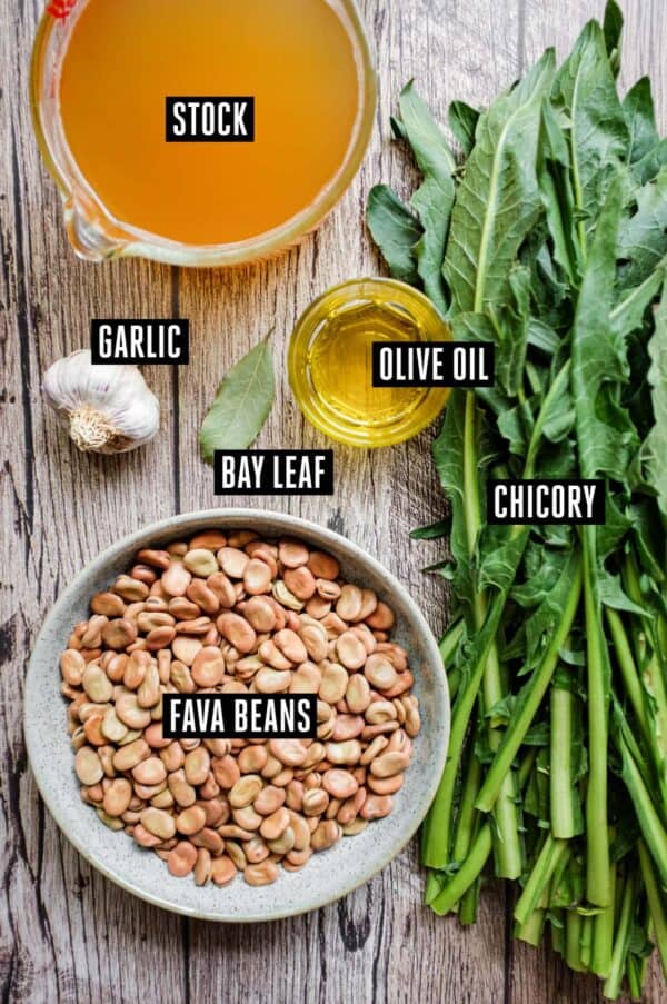 Fave e Cicoria (Puglian Fava Bean Purée with Chicory) - Cook Eat World